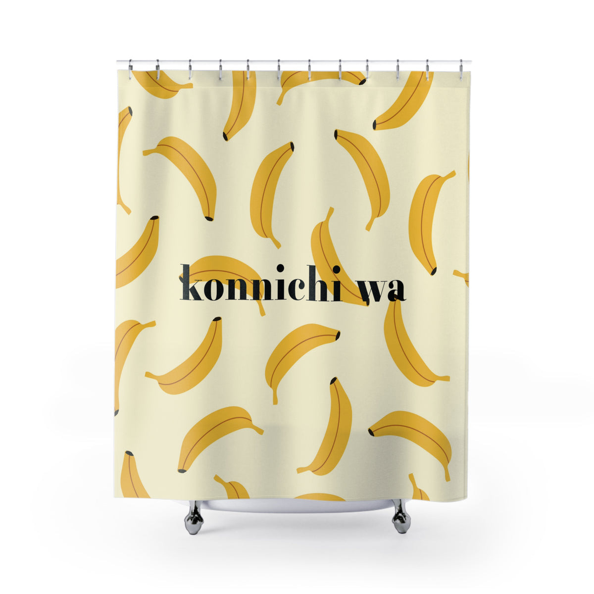 Banana Shower Curtain – KONNICHI WA